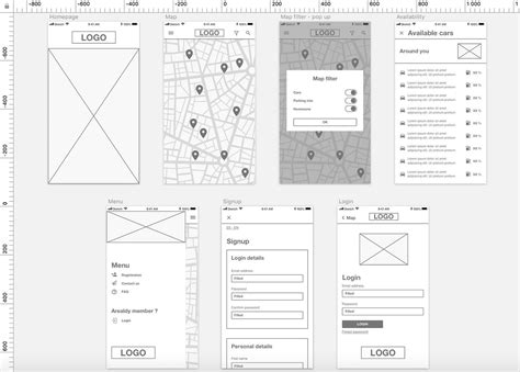 And Now Prototype After The Wireframe Comes The… By My Lan Mary Medium