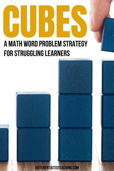 Exploring The Power Of The Cubes Math Strategy For Word Problems