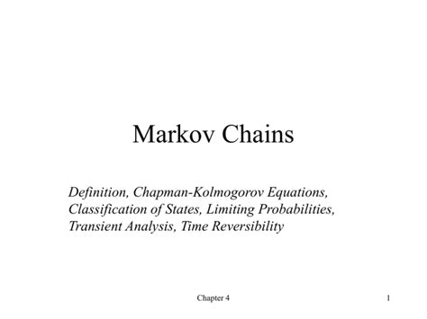 Markov Chains