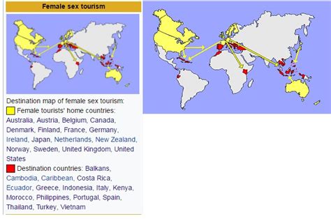 Female Sex Tourism In The World R Mapporn