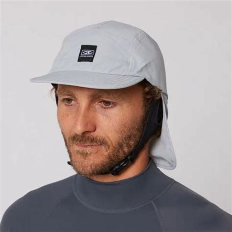 Ocean And Earth Indo 5 Panel Legionnaire Surf Cap Grey Wetsuit Centre