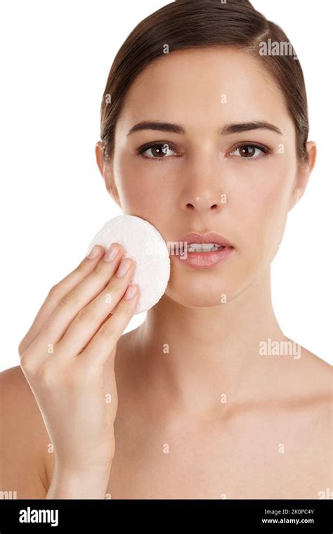 Exfoliating Her Skin Cropped Portrait Of A Beautiful Young Woman