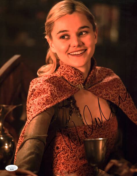 Imogen Waterhouse The Outpost 11x14 Signed Photo Poster Jsa Certified