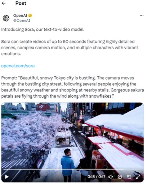 Openais Sora Transforming Text Into Hyper Realistic Videos Ciente