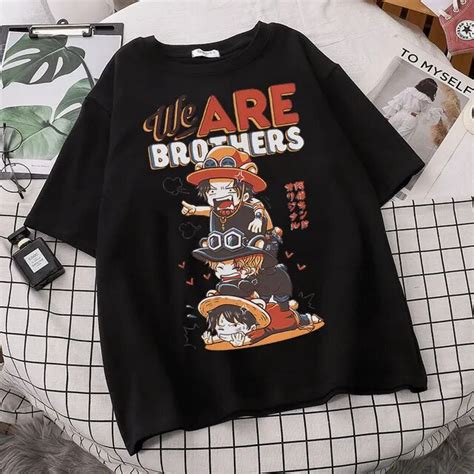 Luffy Ace Sabo Shirt Brotherhood Shirt One Piece Apparel
