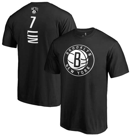 Jeremy Lin Brooklyn Nets Backer Name And Number T Shirt Black
