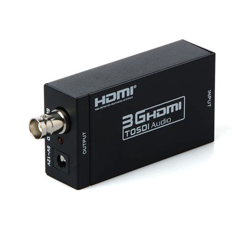 Hdmi To Sdi Converter With Coaxial Audio Output Scaler Adapter 1080p