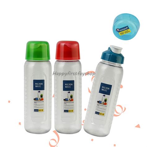 ขวด น้ำ กระบอกน้ำ พลาสติก ไม่รั่วซึม 1200ml Micronware สามารถวางนอนได้