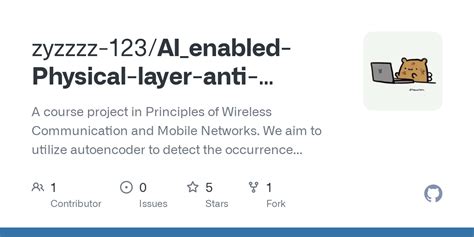 Github Zyzzzz 123aienabled Physical Layer Anti Interference A Course Project In Principles