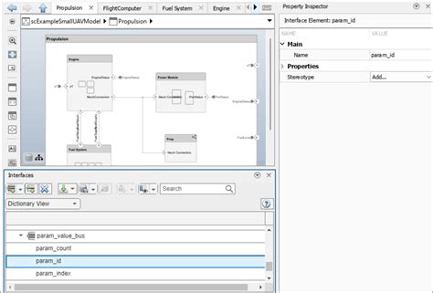 Use Property Inspector In System Composer Matlab Simulink