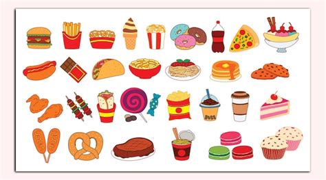 Premium Vector A Drawing Of A Variety Of Different Cakes And Desserts