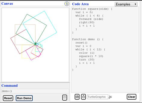 Tutorial On Javascript Turtle Graphics