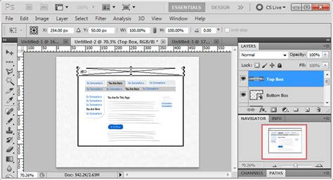 How Can I Easily Produce Balsamiq Style Wireframe Mockups In Photoshop Graphic Design Stack