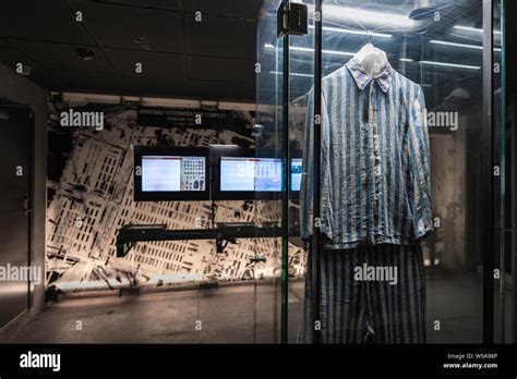 View Of Clothing Worn By Inmates Of A Nazi Concentration Camp On
