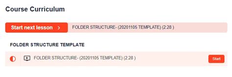 Folder Structure Template