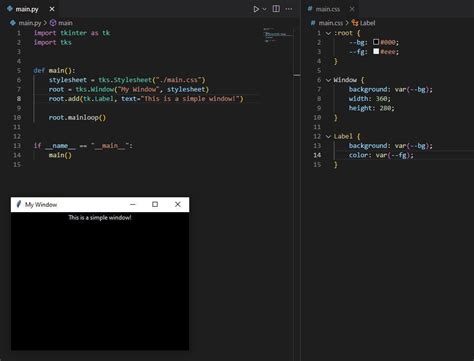 I Wrote A Simple Css Style Engine For Tkinter Rpython