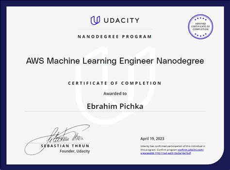 Ebrahim Pichka On Linkedin Ml Mlengineer Udacity