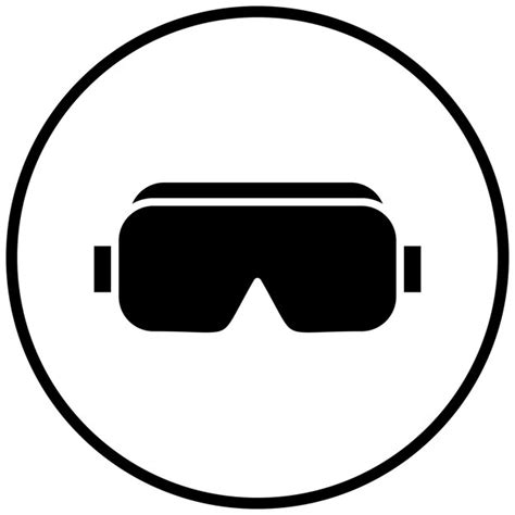 Premium Vector Safety Glasses Icon Style