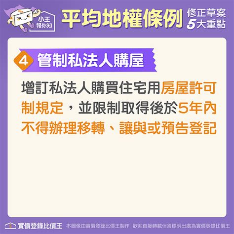 圖解／《平均地權條例》修法三讀通過 5大重點一次看！5168實價登錄比價王