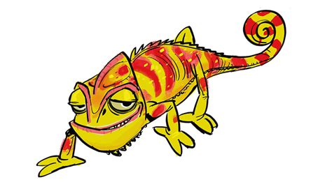 The Art Of Tangled • Pascal Character Designs Concept From