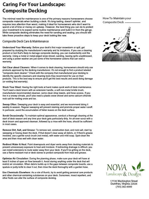 How To Maintain Composite Decking Maintenance Thumb Nova Landscape