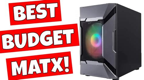 Best Budget Matx Case 1st Player Dk D3 A Black Micro Atx Case With