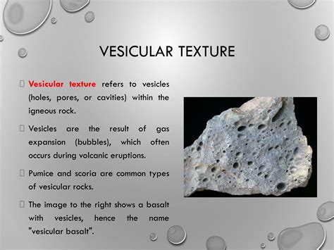 Vesicular Texture