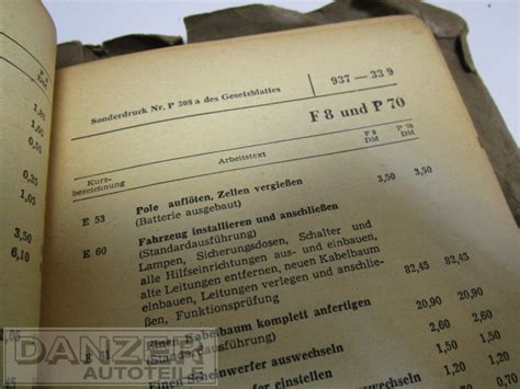Gesetzblatt Der Deutschen Demokratischen Republik Danzer DDR Autoteile