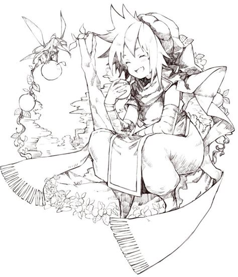 Chobi Sakuyasakuhana Copyright Request Girls Ahoge Apple