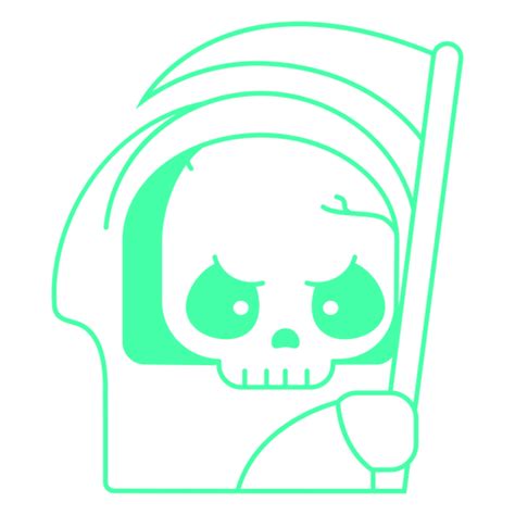 Diseño Png Y Svg De Pequeño ángel De La Muerte Con La Hoz Para Camisetas