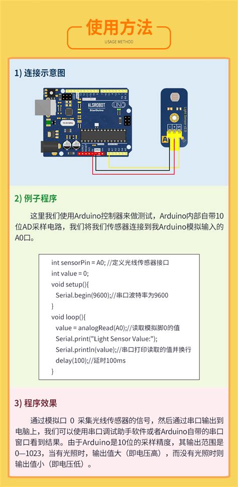 arduino 光线传感器 模拟传感器 电子积木 互动媒体 光线传感器 机器人传感器 智能机器人组件 机器人创客教育解决方案供应商 触屏版