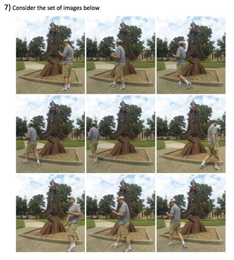 Using Matlab The Person In A Few Image Frames