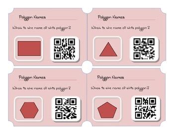 Geometry QR Codes By Long Teach Teachers Pay Teachers