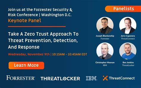 ThreatConnect Inc On Twitter Dont Miss Our Keynote Panel Take A