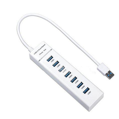 Fgs Ports Hub Ports Hub USB High Speed Multiple Adapter Extension Cable PC Laptop