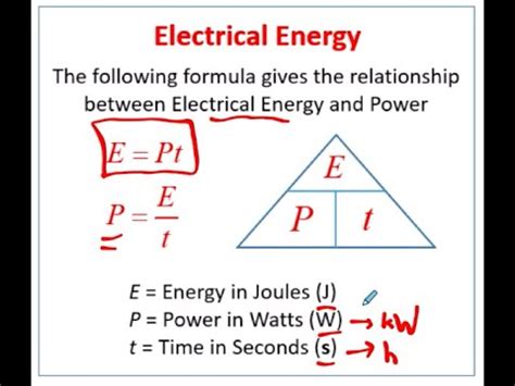 Calculate Energy And Electricity Bill Cost Simple Example Youtube