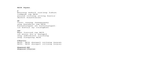 Download Docx Ncr Hymn