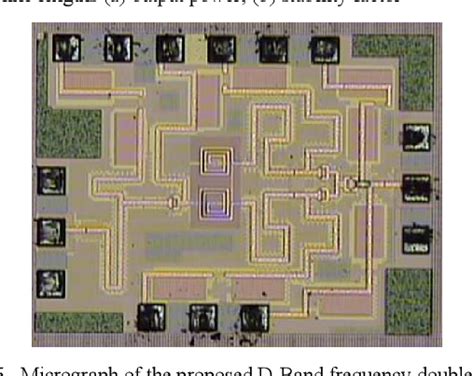 Figure 5 From A D Band Frequency Doubler With Gm Boosting Technique In