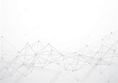 Premium Vector Abstract Connecting Dots And Lines Connection Science Background Vector