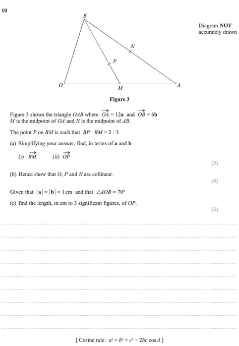 Solved B Diagram NOT Accurately Drawn N A M Figure Chegg