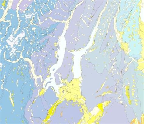 Geological Map Extract Showing Locations Of Rakaia Terrane Rocks