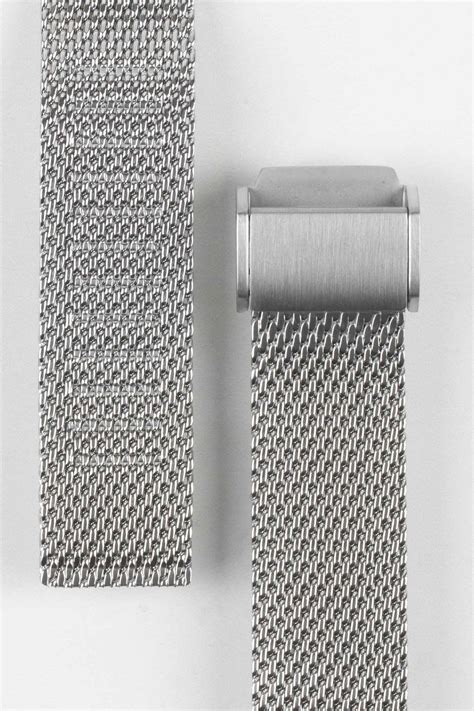 Staib Soc 2906 Qr Quick Release Milanaise Mesh Watch Bracelet Silver