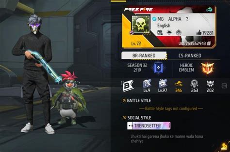 Mg Alpha Ffs Free Fire Max Id And Stats Income And More
