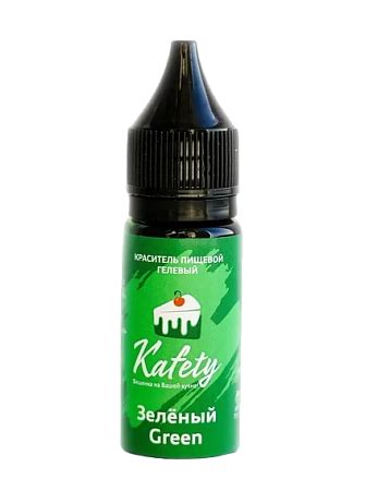 Каталог Краситель пищевой гелевый водорастворимый Kafety Зелёный, 15 мл ...