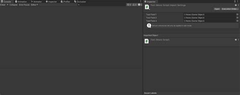 Unity Game Engine How To Fix Scriptimportereditoroninspectorgui