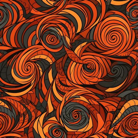 Premium Ai Image An Optical Illusion Pattern With Mesmerizing Spirals And Contrasting Colors