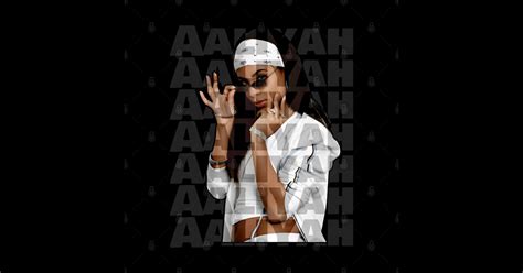 Aaliyah Retro Style Aaliyah Sticker Teepublic
