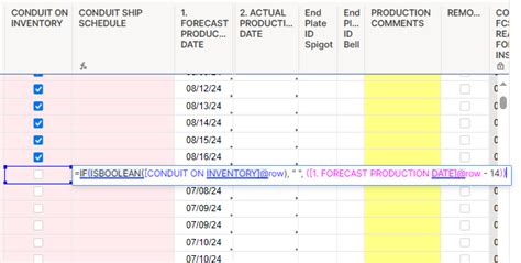 ISBOOLEAN DATE FORMULA RETURNING BLANK Smartsheet Community