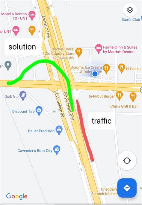Would An Overpass Such As The Example Below Solve The Congestion On 35