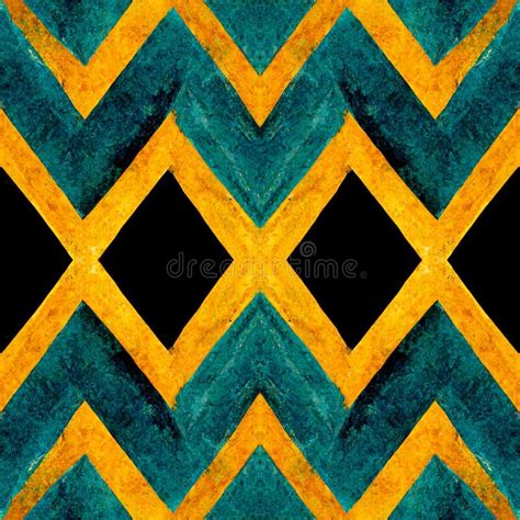 Chevron Herringbone Zig Zag V Shape Seamless Pattern Stock Illustration